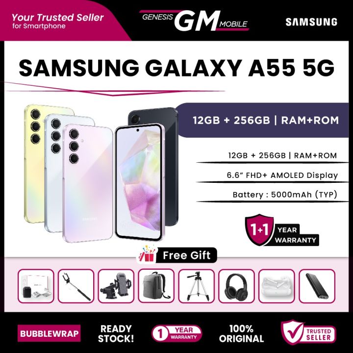 Samsung Galaxy A55 5G (12GB RAM 256GB ROM) - Original SAMSUNG Malaysia ...