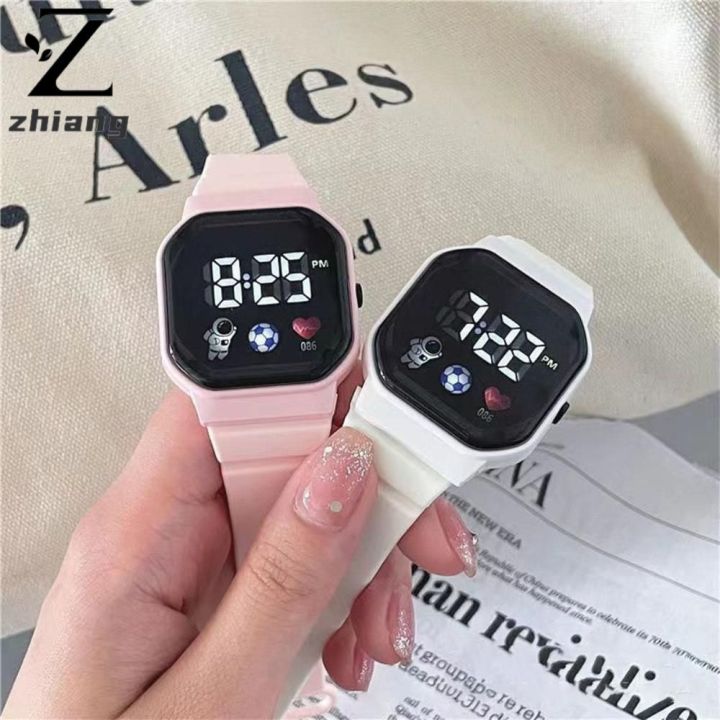 zhiang Digital Watch Ins Simple Fashion Waterproof LED Male And Female ...