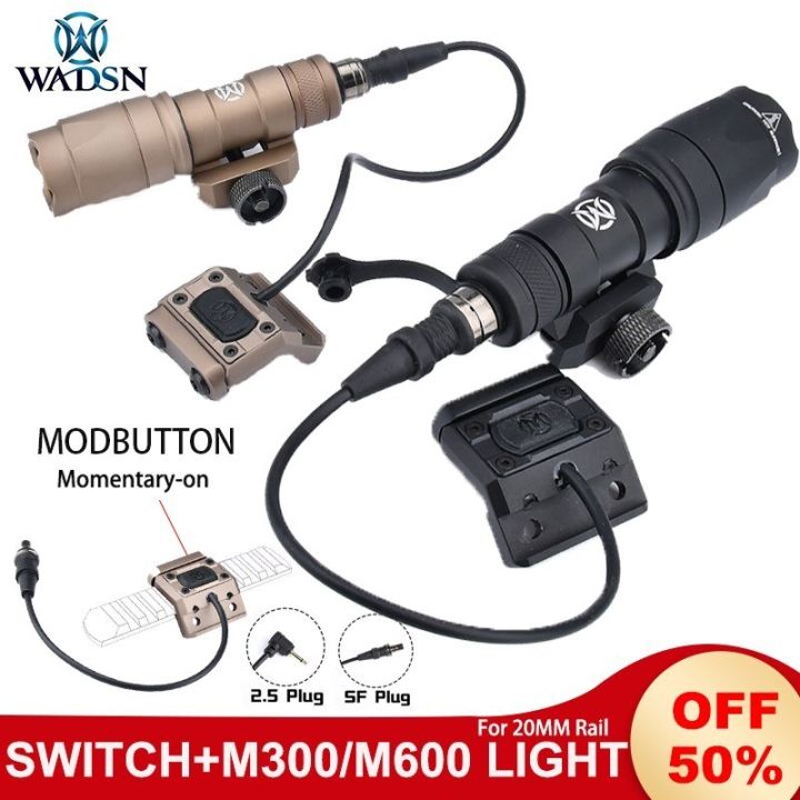 Tactical Surefir M300 MINI Scout Light Modbutton Remote Pressure Switch ...