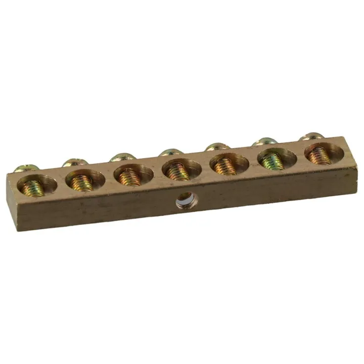 A8285 Copper Strip Line Terminal Strip 7-hole Grounding Copper Strip ...