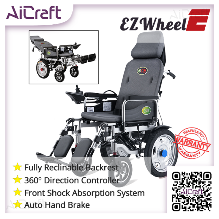 All new [SG STOCK] EZWheels-E LTA Approved Electric Wheelchair Recline ...