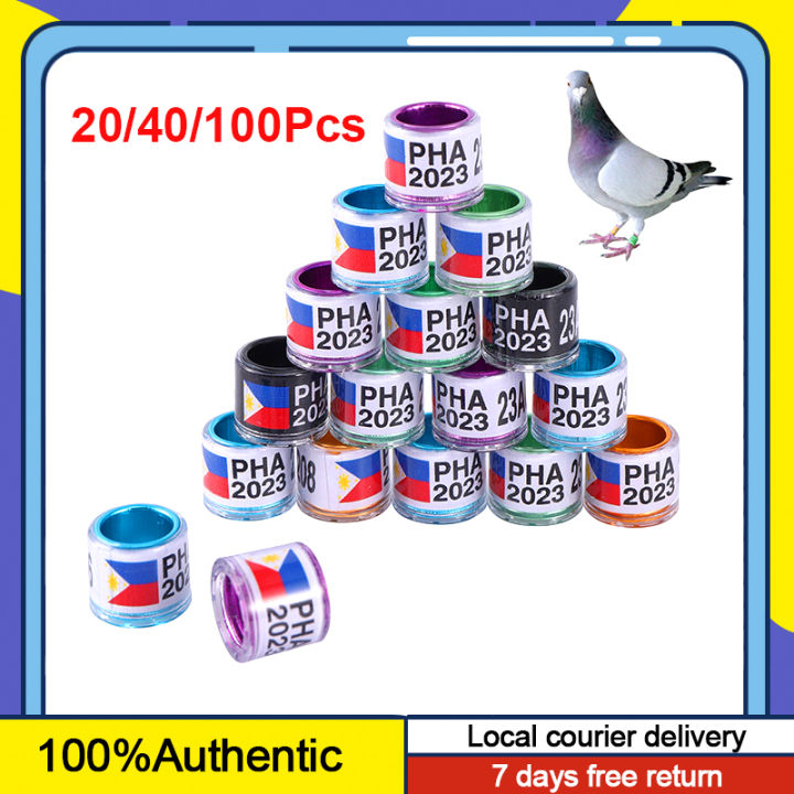 10/20/50Pcs 2023/2024 PHA Pigeon ring Dove Racing Pigeon Leg Rings ...