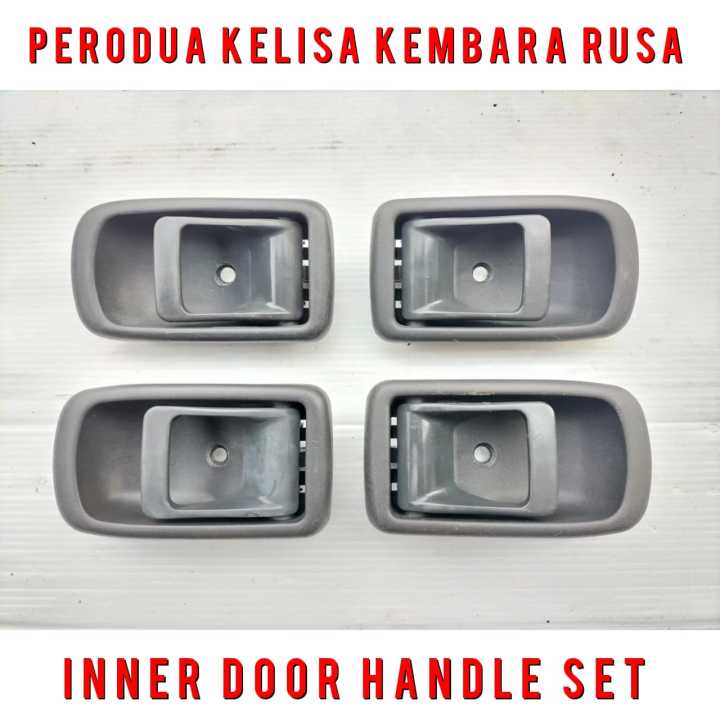 Perodua Kelisa Kembara Rusa Inner Door Handle Set ( Black Color ...