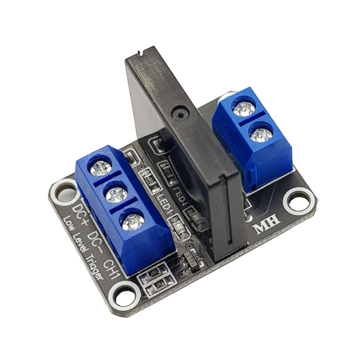 Mạch Relay Rắn SSR 5V 12V 2A 240V Solid State Relay Điều Khiển Tải Điện ...