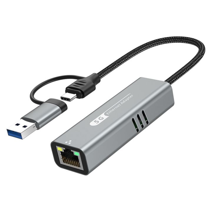 USB 3.2 to 5Gbps Ethernet Adapter RTL8157 5000Mbps RJ45 Network ...