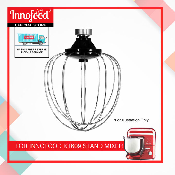 (OFFICIAL STORE) Innofood KT-609 High Speed Power Stand Mixer (EGG WHISK) | Lazada