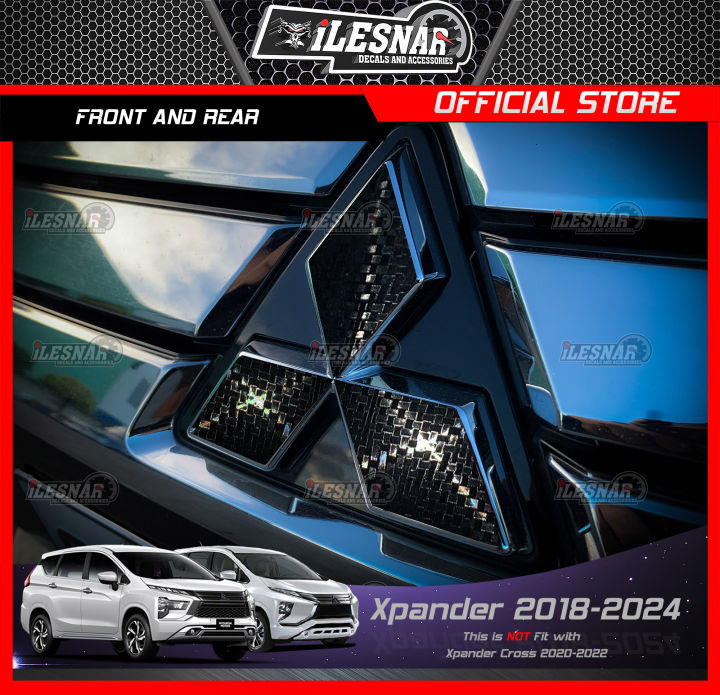 Mitsubishi Xpander 2018-2024 Front and Rear Logo Sticker Official ...