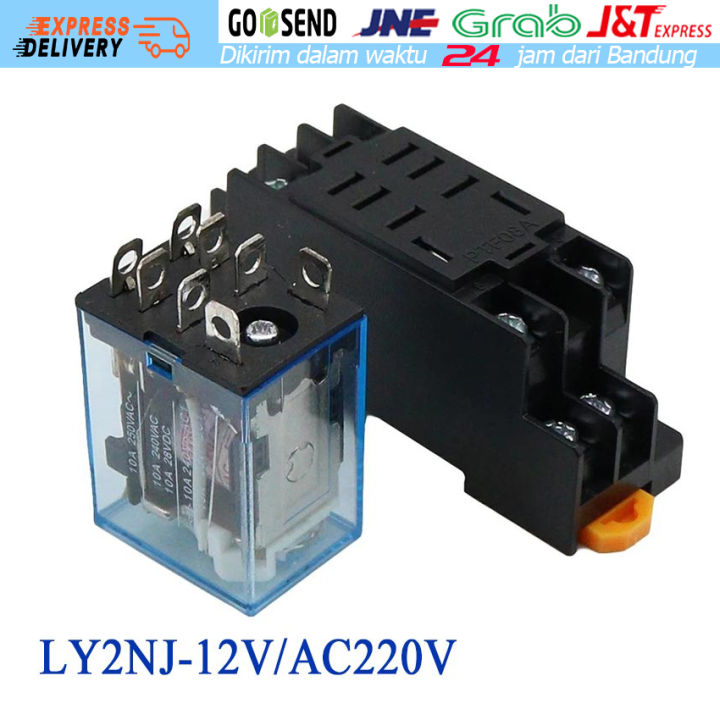 Relay Omron LY2NJ AC220V/DC12V 8Pin 10A | Lazada Indonesia