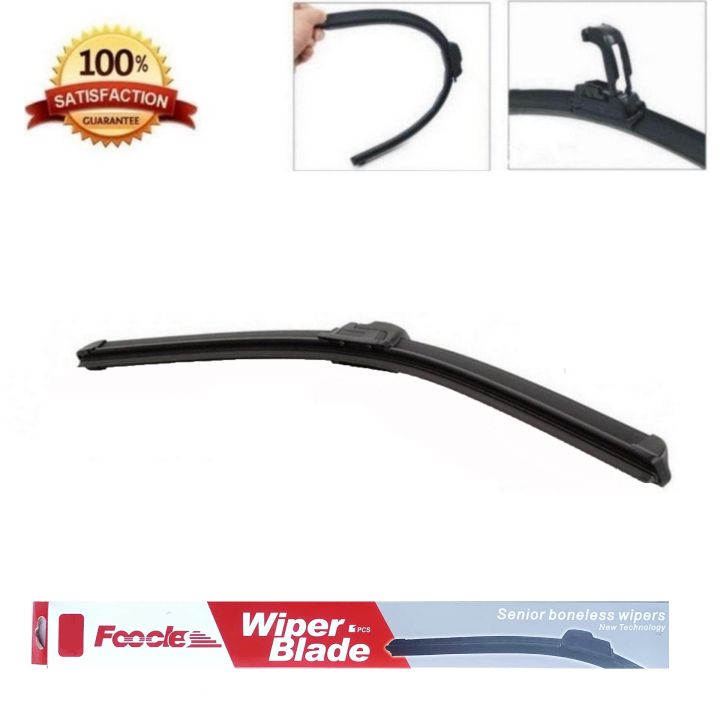 ใบปัดน้ำฝน (1ชิ้น) 14 16 17 18 19 20 21 22 24 26 Foocle Senior Boneless Wiper Blade | Lazada.co.th