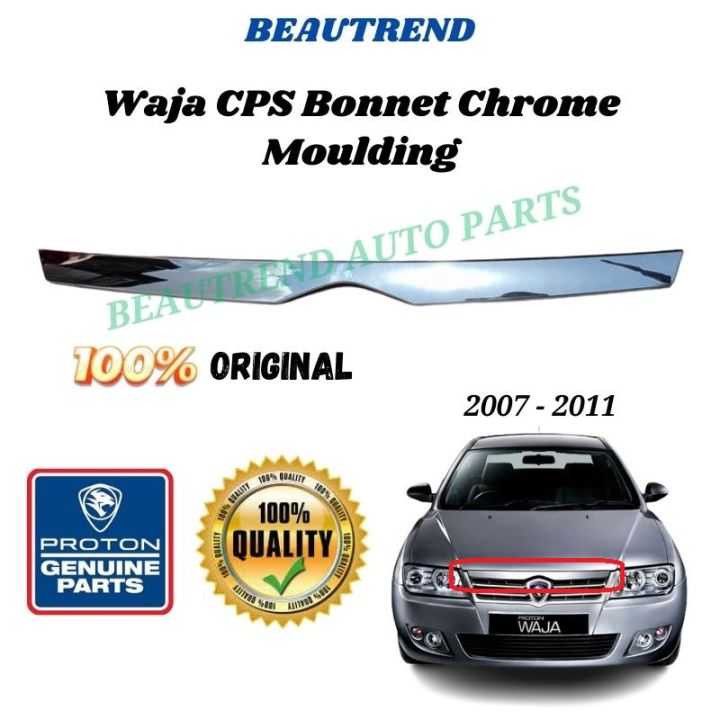 Proton Waja CPS Bonnet Chrome Moulding Original Bonet Depan Year 2007 ...