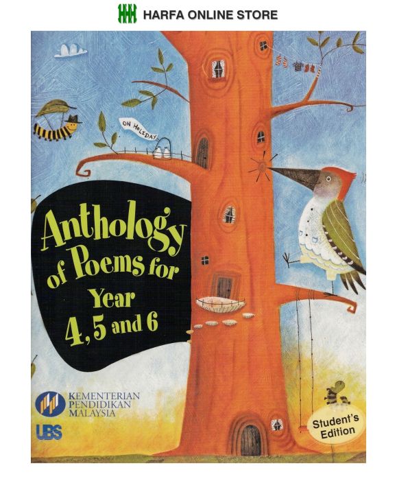 Buku Teks Anthology Of Poems For Year 4 & 5 And 6 Text Book (English ...