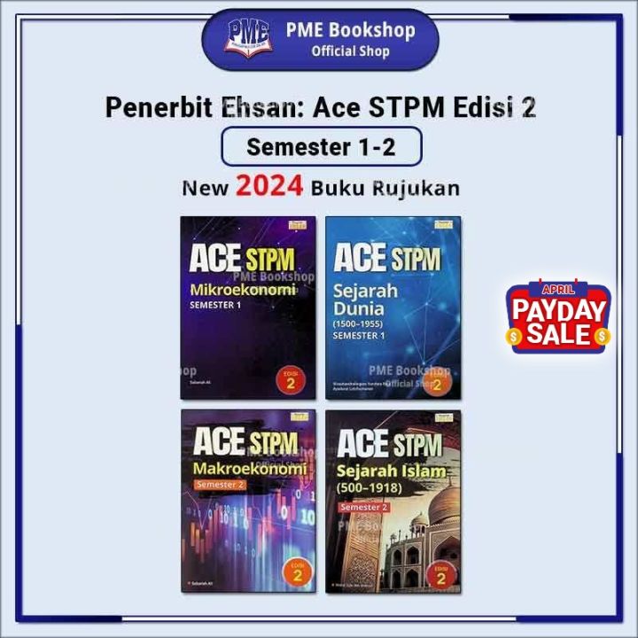 【pme Bookshop】 2024 Penerbit Ehsan Ace Stpm Semester 1 Semester 2