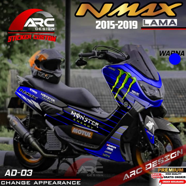 Decal Sticker Yamaha Nmax 155 Old 2015 2016 2017 2018 2019 Full body ...