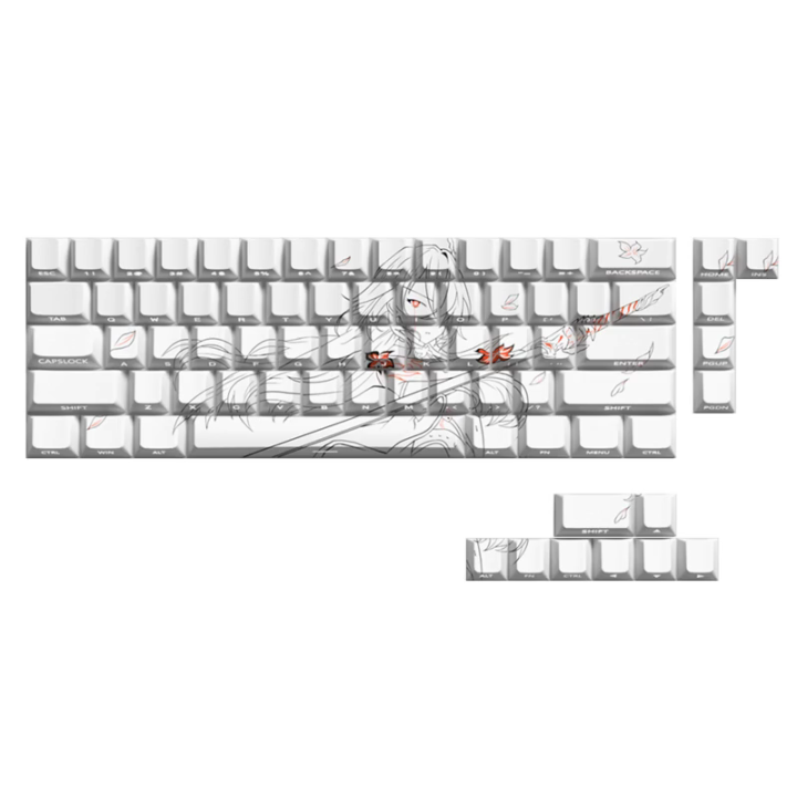 Ergonomic Keycaps Mechanical Keyboards PBT Keycaps for 61 67 68 ...