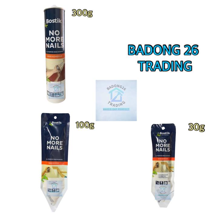 NO MORE NAILS BOSTIK (300G, 100G, 30G) | Lazada PH