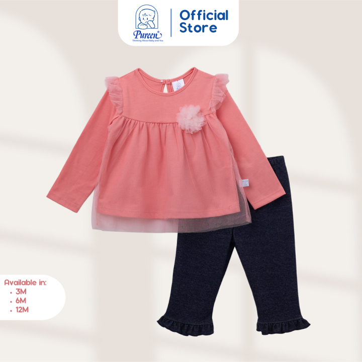 [RAYA 2025] Pureen PNJ Baby Girl Raya Collection Infant Girl Suits | Lazada