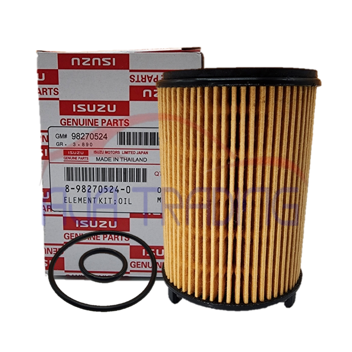 Oil Filter (8-98270524-0) Isuzu D-Max/DMax and Mux/Mu-x 1.9 RZ4E ...