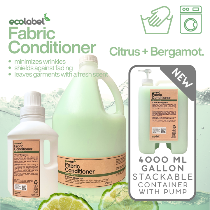 Fabric Conditioner Citrus & Bergamot Scent 100% Biodegradable ...
