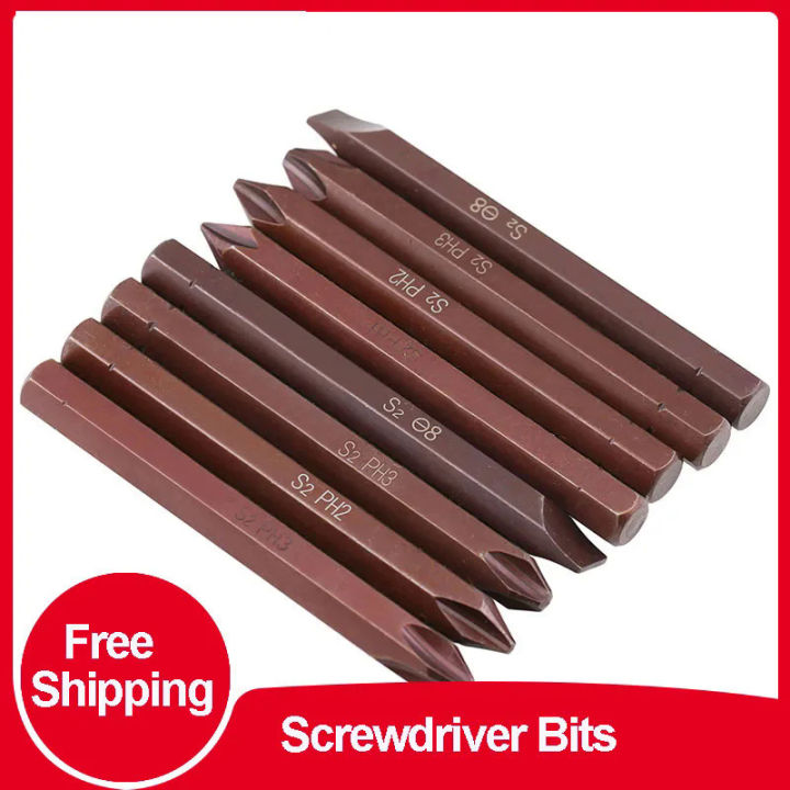 Screwdriver Bits Slotted Cross Impact Electric Batch Mouth Knocking ...