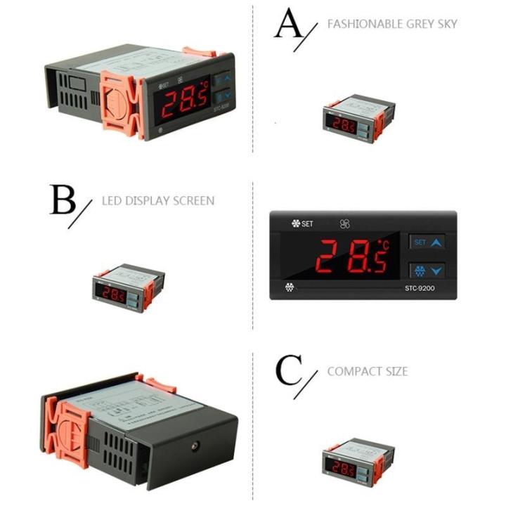 PID Temperature Controller Meter Indicator Digital Programmable Universal Thermostat - 50℃-50 ...