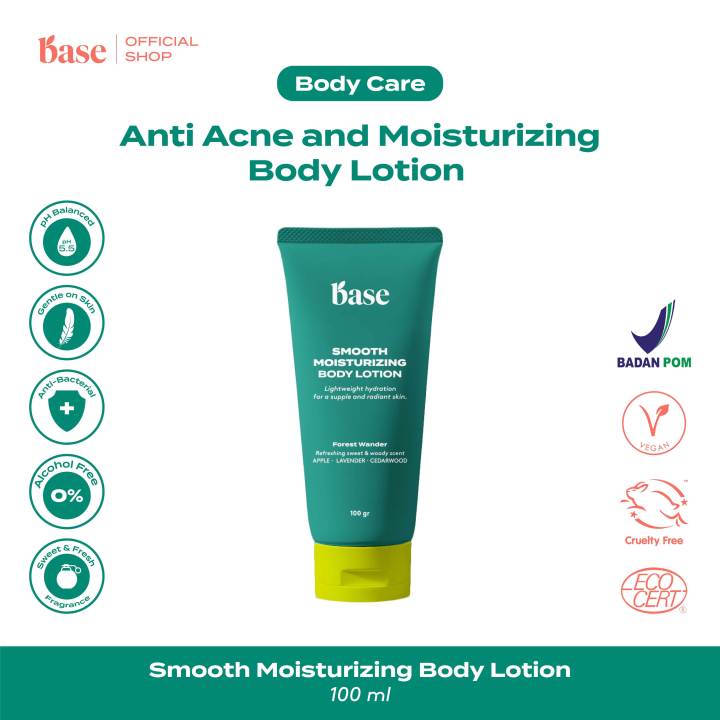BASE Smooth Moisturizing Body Lotion 100 ml | Lazada Indonesia