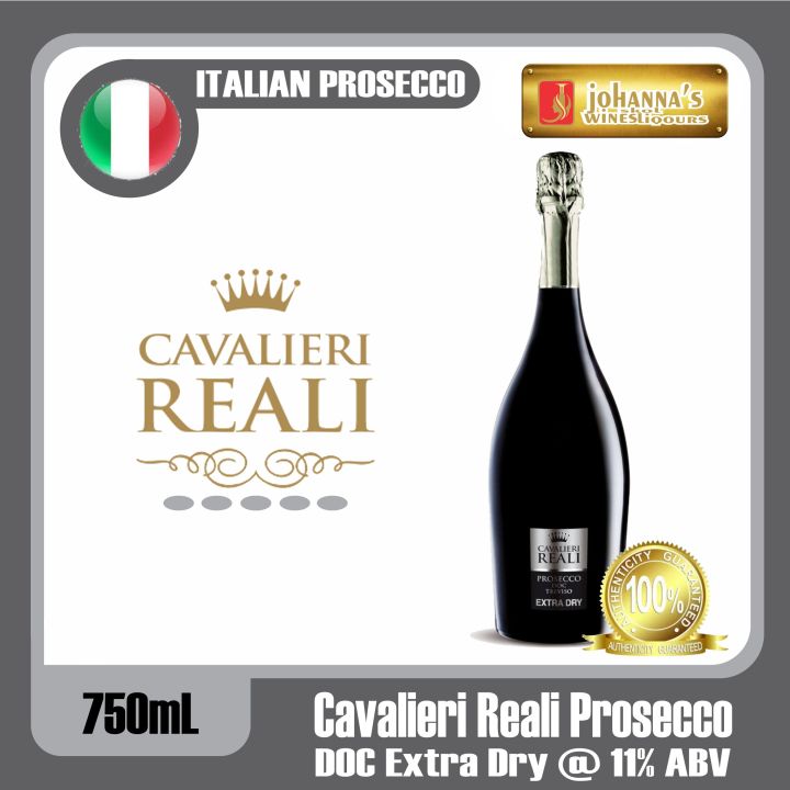 Cavalieri Reali Prosecco DOC Extra Dry 750ml | Lazada PH