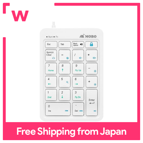 Mobo USB-A Numeric Keypad Wired Mobo Numeric Keypad 2 Wired NumLock ...