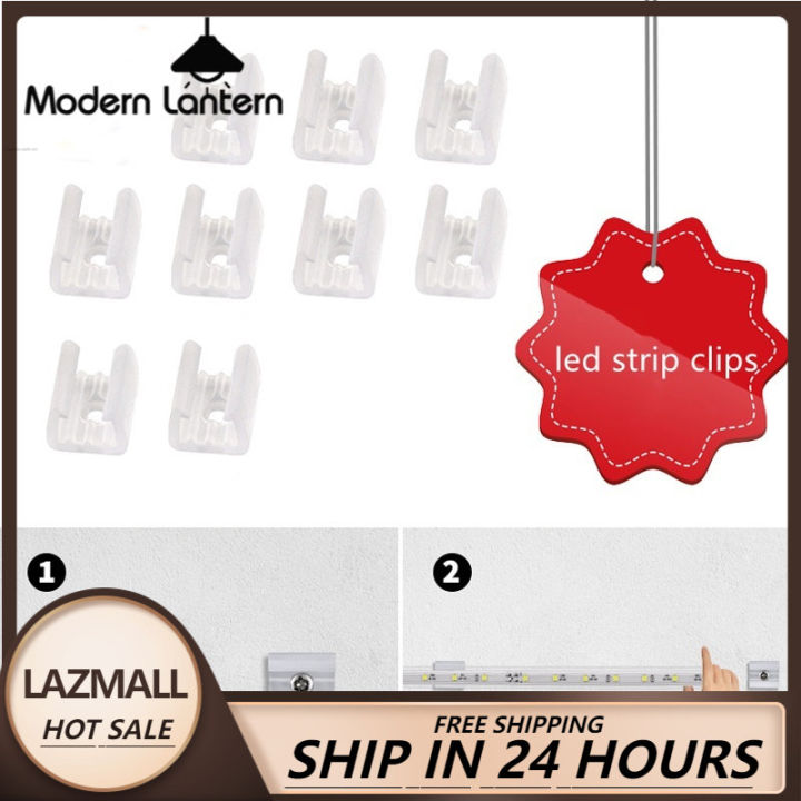 Buck Clips For Neon 220V Led Light Strip Flexible Accessories Plastic ...