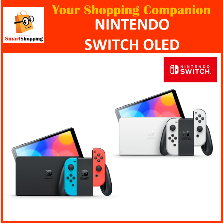 Nintendo Switch - OLED Model White Neon Blue Neon Red Gaming Consoles 1 ...