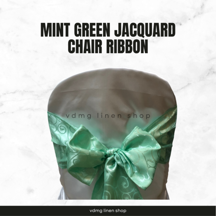 JACQUARD Ribbon for Monoblock Chair Ribbon Catering Events Ribbon ...