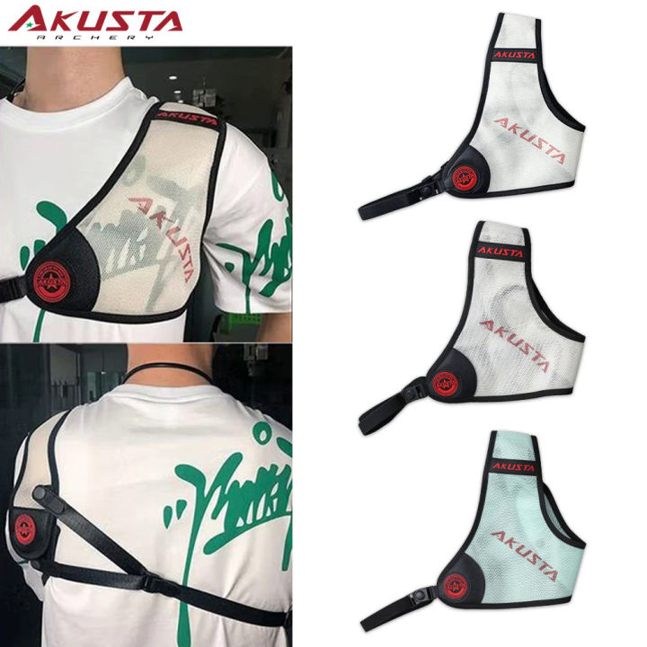 Akusta Archery Chest Guard Protection Adjustable 3 Layer Durable Fabric ...