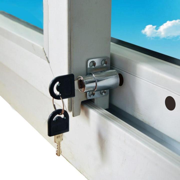LMS70 1 set With 2 Keys Security Protect Aluminum Alloy for Sliding ...