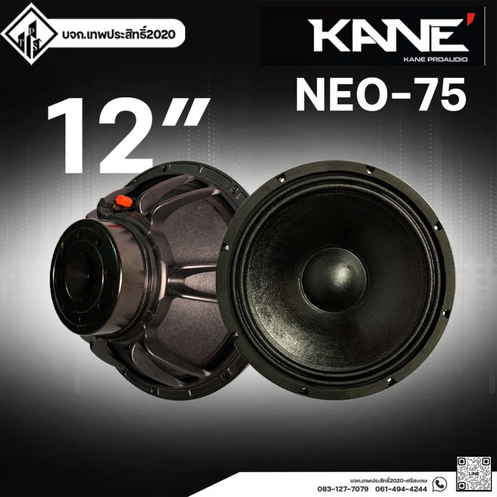 KANE NEO-75 ดอกลำโพง 12 นิ้ว แม่เหล็กนีโอ - เทพประสิทธิ์2020 | Lazada.co.th