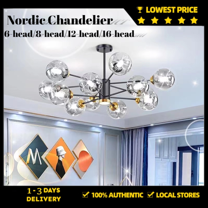 Modern Ceiling Lights Nordic Design LED Chandelier For Living Room ...