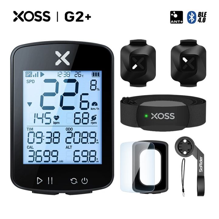 XOSS G2 Plus G2+ Bike Computer Wireless GPS Cycling Speedometer Road ... XOSS G2 Plus G2+ Bike Computer Wireless GPS Cycling Speedometer Road ...