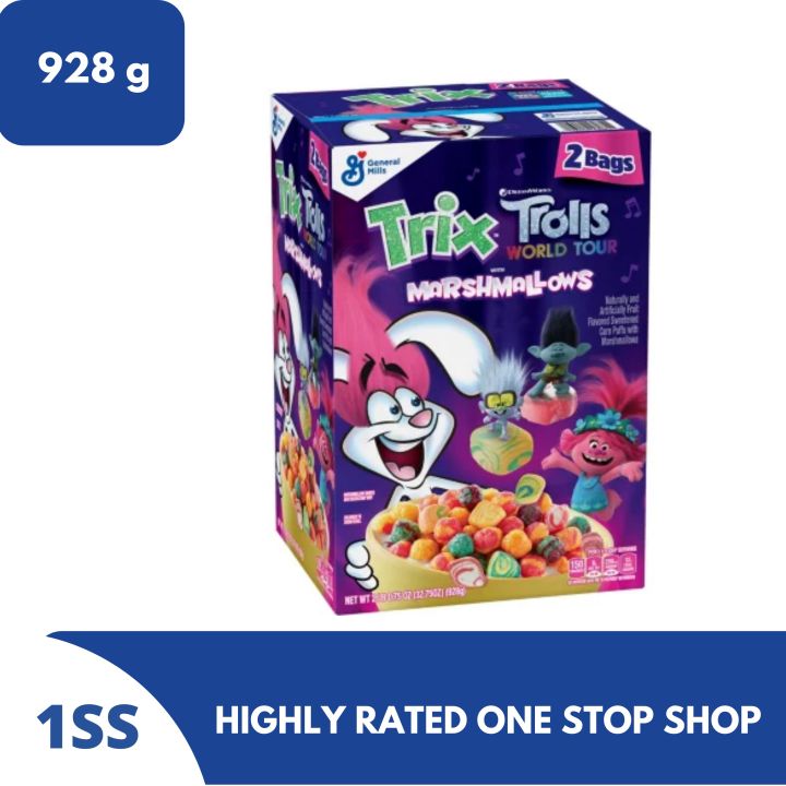 General Mills Trix Trolls Marshmallow, 928g | Lazada PH