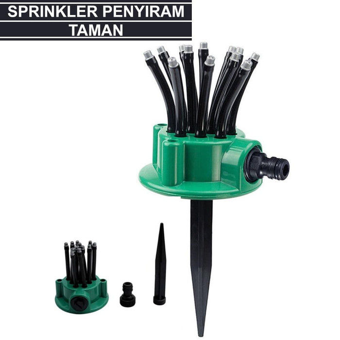 Sprinkler Alat Penyiram Taman Multi Head Sprinkle Fogging Water 360 ...