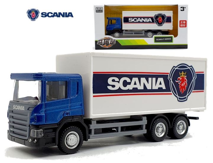 Scania P-Series Container Truck, Lorry Die Cast Metal Fuel Free ...