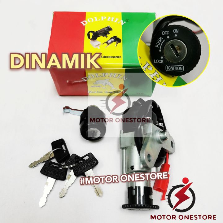 DINAMIK MAIN SWITCH KUNCI SET DOLPHIN "MOTOR ONESTORE" | Lazada