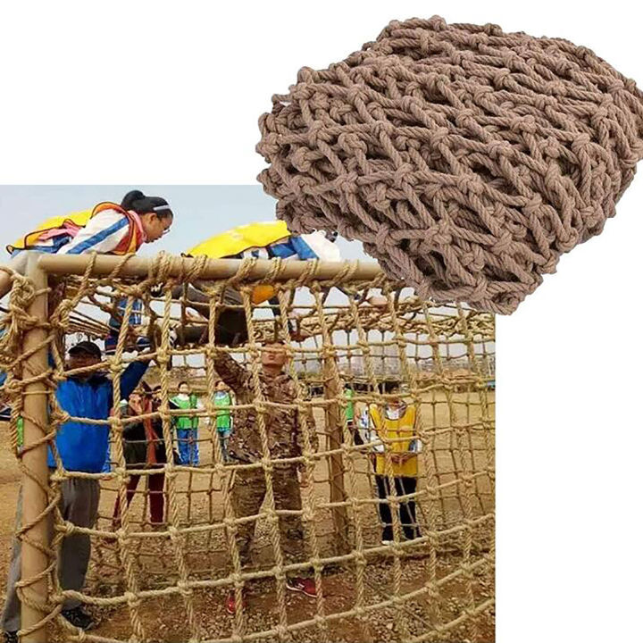 Rope grid decorative net ceiling bar wall partition safety net climbing ...