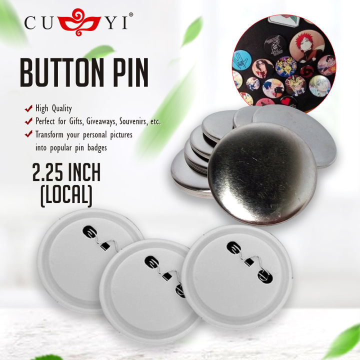 Risefully CUYI Button Pins Local 2.25inches (200pcs) | Lazada PH