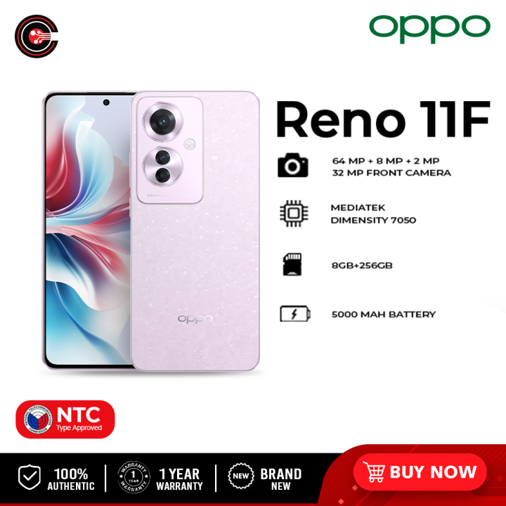 Oppo Reno 11F 5G 8Gb+256Gb | Mediatek Dimensity 7050 (6 nm) | Octa-core ...