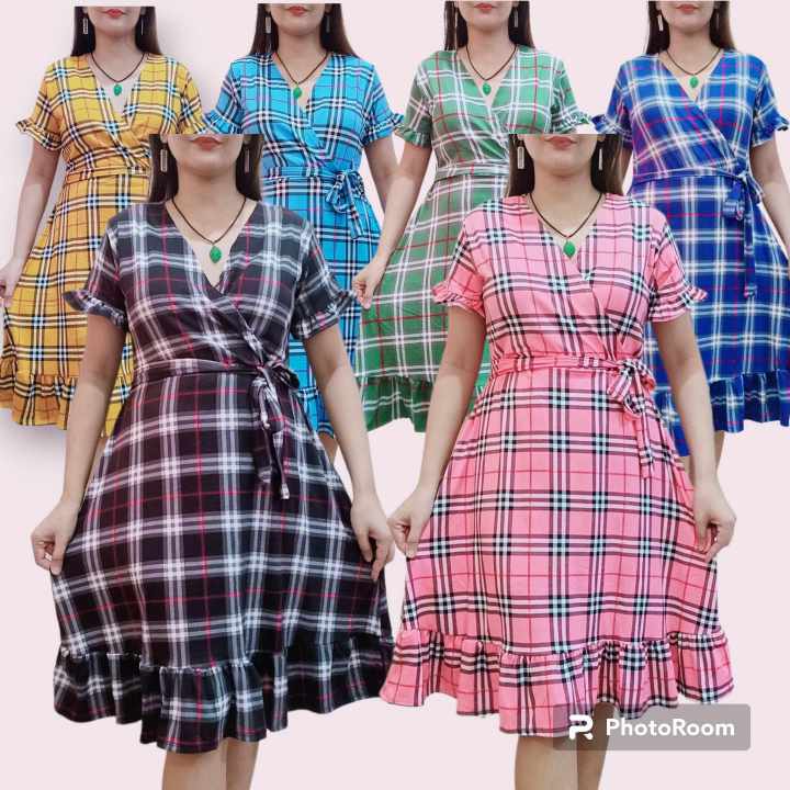 Cotton GLENDA Raffles Dress Fits up to XL | Lazada PH