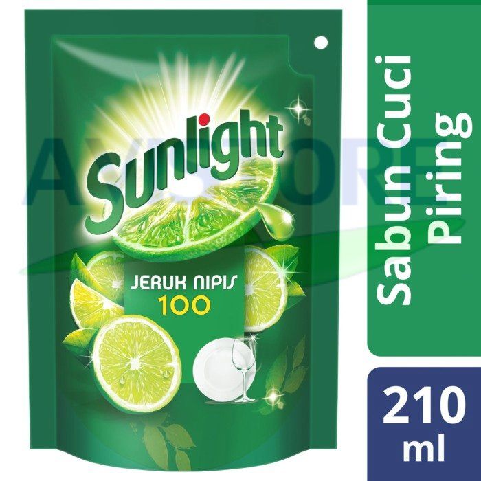 [ 210 mL ] SUNLIGHT Sabun Cuci Piring Jeruk Nipis Refill | Lazada Indonesia