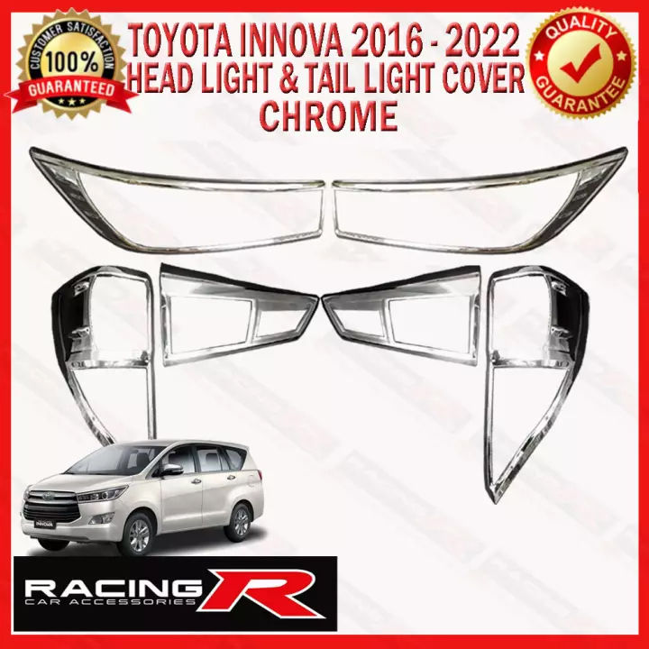 Toyota Innova 2016 to 2022 Head Light and Tail Light Garnish Cover ...