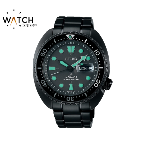 Seiko Prospex SRPK43K1 Black Series Collection Night Vision Turtle ...