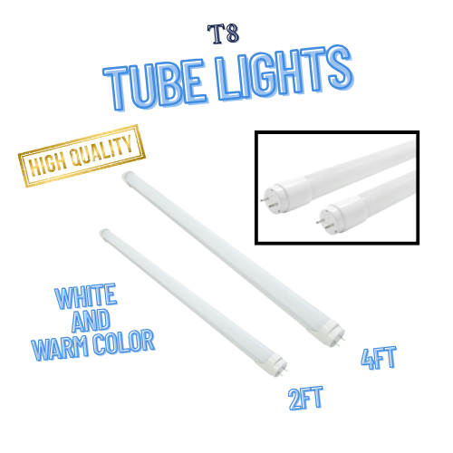 T8 LED Tube Lights - 2FT & 4FT - White/Warm Color | Lazada PH