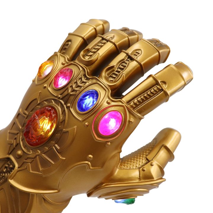 Cos Infinity War Infinity Gauntlet LED Light Thanos S Action Figure ...