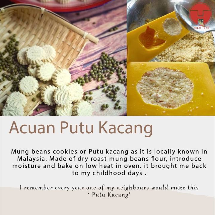 [Teohin] Acuan Putu Kacang Mould Kuih Bangkit Kuih Ketuk Biskut Mould 5 ...