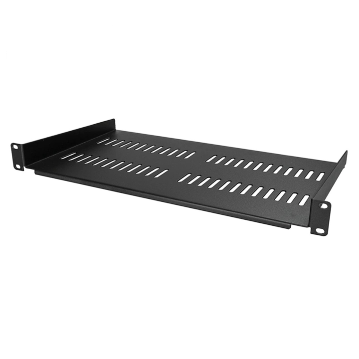1U Server Rack Mount Shelf Vented Cantilever Tray for 19Inch Network ...